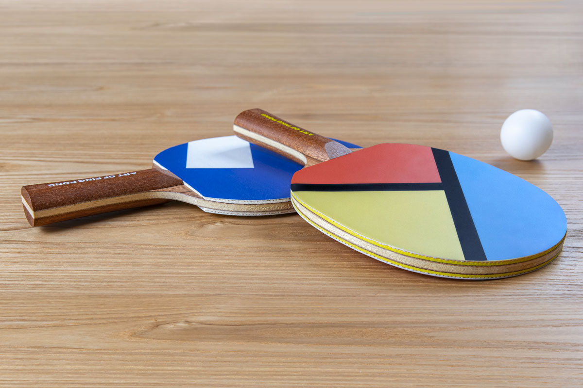 The design celebrates the popularity and subculture of ping pong