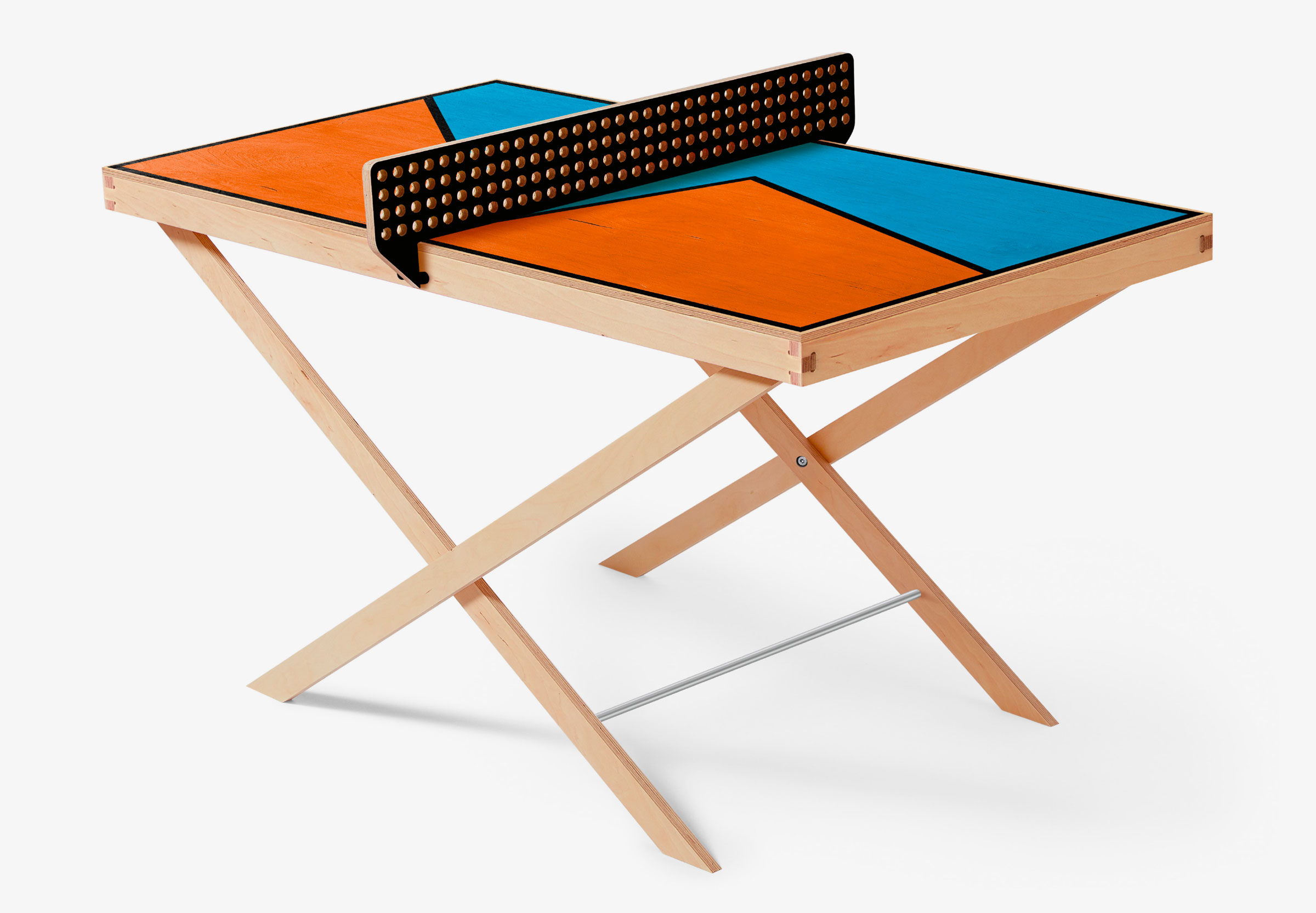The design celebrates the popularity and subculture of ping pong